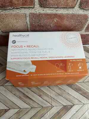 Healthycell Focus & Recall - Brain Supplement for Focus and Memory - 30 Pack New | eBay