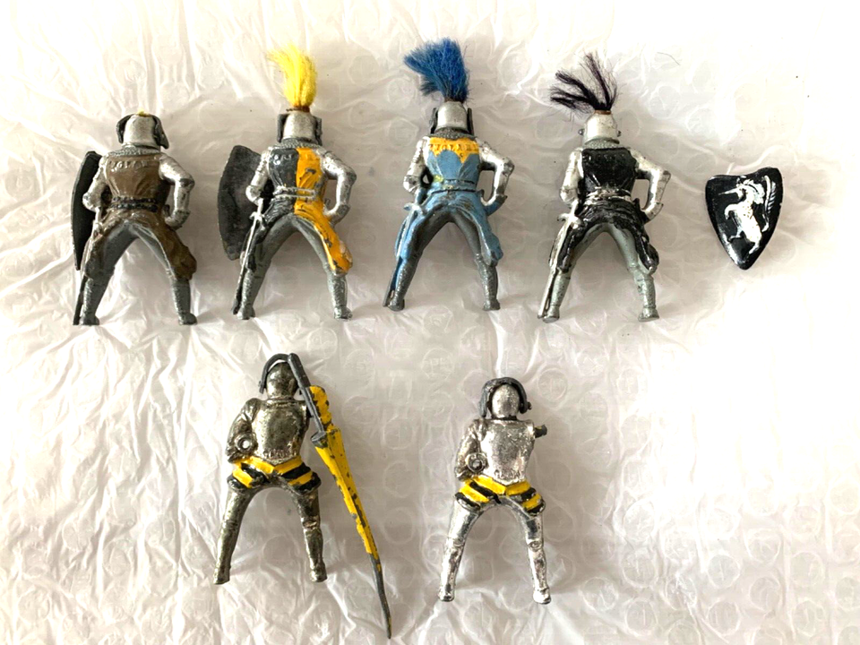 Timpo Lead Knights Of The Round Table Horse Mounted Figures | eBay UK