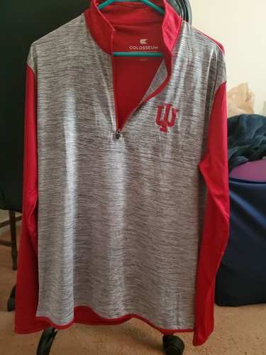 Classic IU Hoosiers Pullover 1/4 zip Sweater Size M Colosseum rn 114166 ...