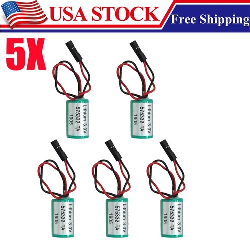5 x 575332TA 6FC5247-0AA18-0AA0 PLC Battery For SIEMENS 810D 840D PLC ...