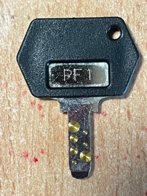 OEM PACHISLO SLOT MACHINE DOOR KEY # PF1 for NET MACHINES (See List) | eBay