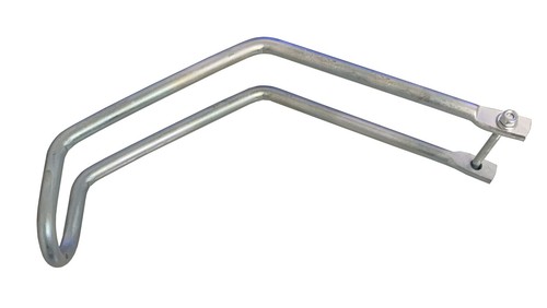 1x DOUBLE GATE BOW suits 25NB Fitting Timber Pipe Farm Latch Clamp On ...