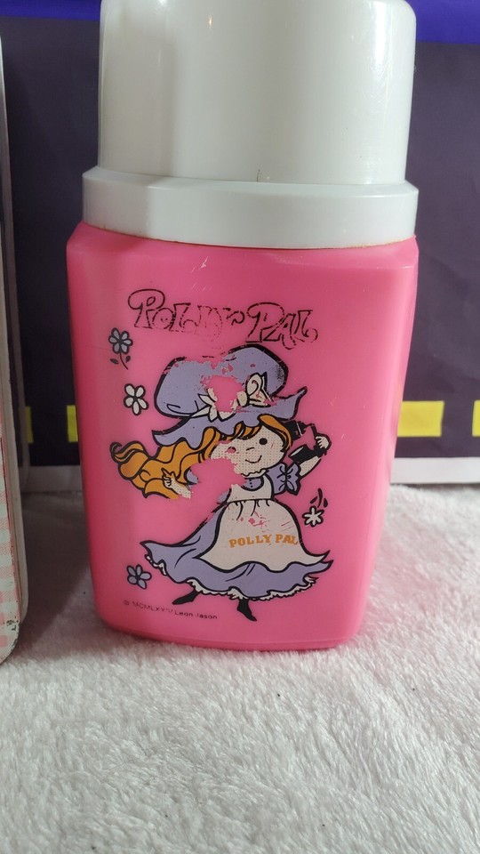 VINTAGE 1974 Polly Pal Metal Lunch Box & Thermos Set Classic Character ...