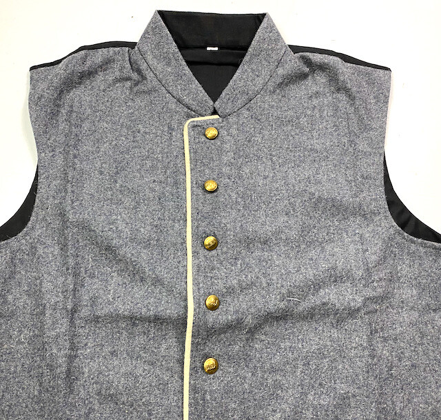 CIVIL WAR CS CSA CONFEDERATE WOOL INFANTRY JACKET VEST-XLARGE 48R | eBay
