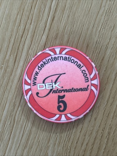 Dek International NCV manufacturer Sample Casino Chip | eBay