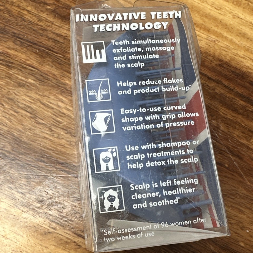 Tangle Teezer The Scalp Exfoliator Massager Brush Blue BNIB wet & dry ...