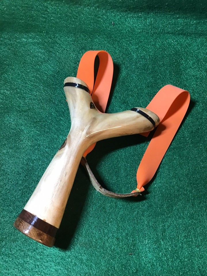 Pair of Handmade Slingshot Catapults Natty | eBay UK