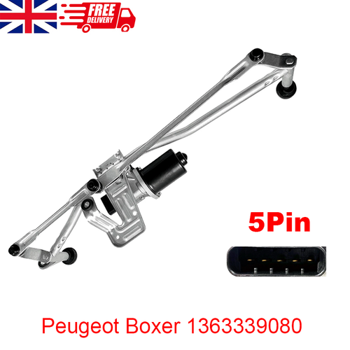 Peugeot Boxer 2006-2025 Front Wiper Motor & Linkage OEM：1363339080 ...