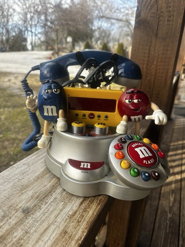 Vintage M&M's Collectible Phone, Digital Alarm Clock and AM/FM Radio | eBay