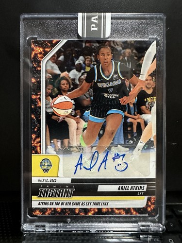 2025 Panini Instant WNBA Ariel Atkins 1st Ever Auto Card Smiley ...