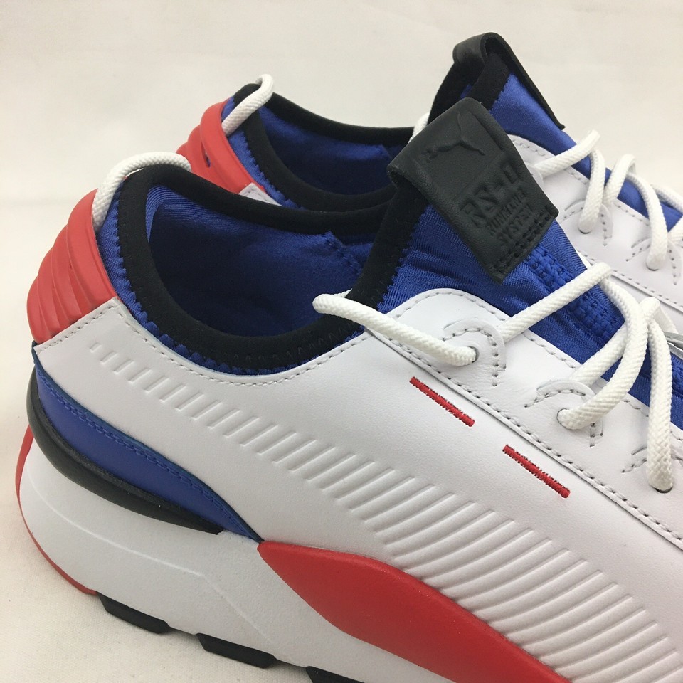 Puma RS-0 Sound Play Running System White Blue Red Shoes 366890-01 Mens ...