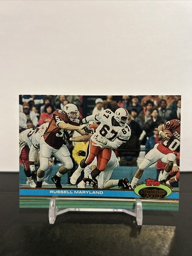 1991 Stadium Club Football Russell Maryland Rookie Dallas Cowboys #231 ...