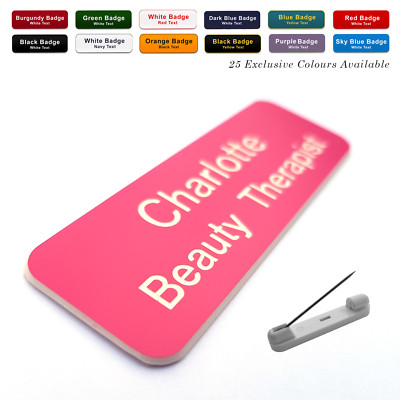 PIN Custom ID Engraved Company Name Badge Manager Team Leader ...