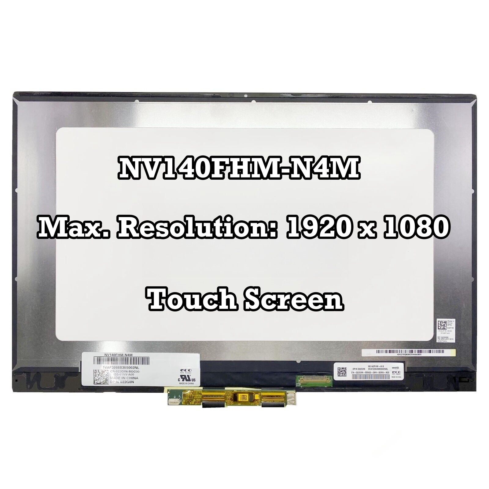 NV140FHM-N4M for Dell Inspiron 5400 5000 P126G 5406 LCD Touch Screen Assembly | eBay