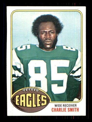 1976 Football Topps Charlie Smith Philadelphia Eagles #239 RC1 | eBay