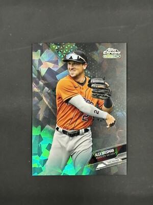 Alex Bregman 2021 Topps Chrome Black #6 Houston Astros Green Atomic /99 ...
