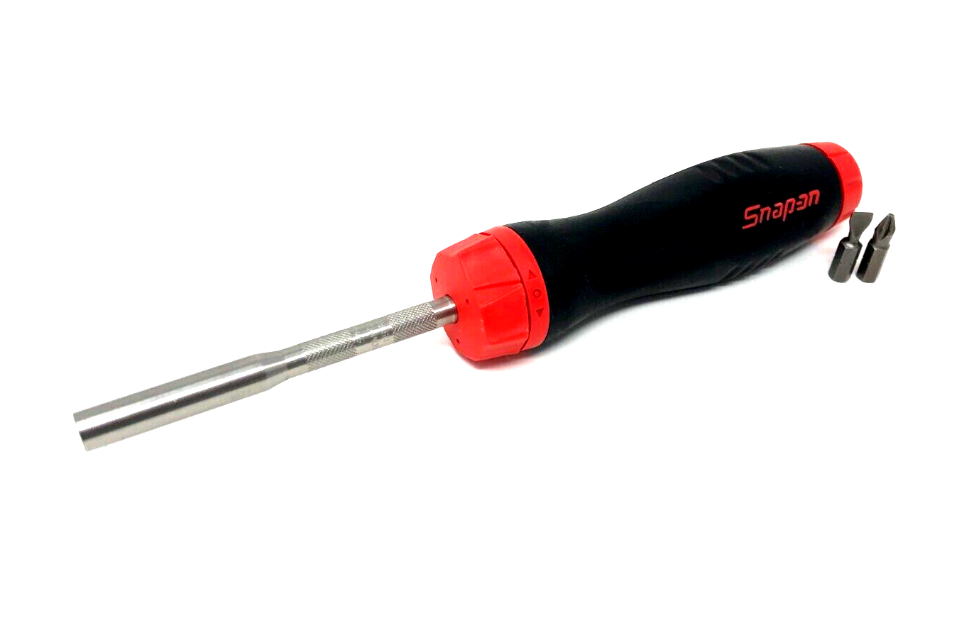 Snap On Soft Grip Ratcheting Screwdriver - Red - SGDMRC44B - New | eBay