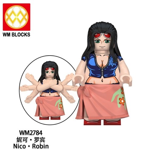2 inch Custom One Piece Nico Robin Minifigure with Base, New/Mint | eBay