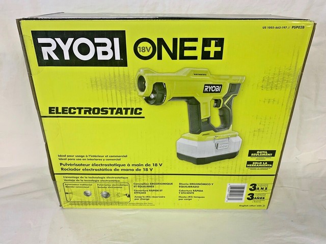 Ryobi PSP02AD 2 gal Capacity White Handheld Electrostatic Sprayer ...