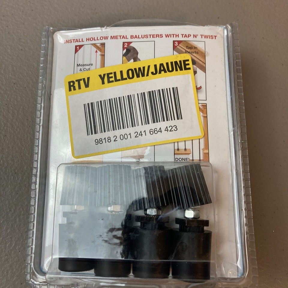 TNT TAP N TWIST BALUSTER UPGRADE KIT FOR 5 BALUSTERS 1/2" 859218006089 ...