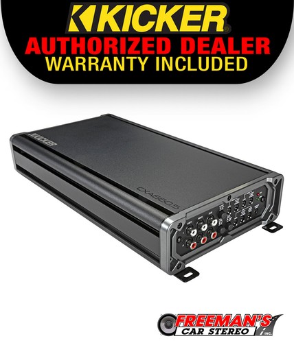 Kicker 46CXA660.5 CX Series 5-Channel Amplifier - 65 watts RMS x 4 at 4 ...