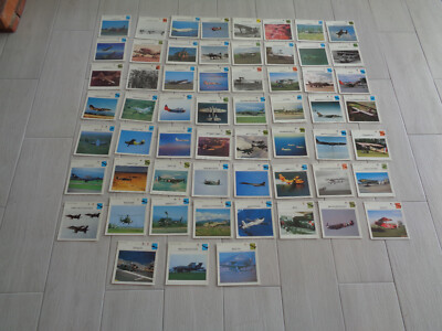 Set Of 59 Edito-Services Atlas Editions War Planes Collector Cards FREE ...