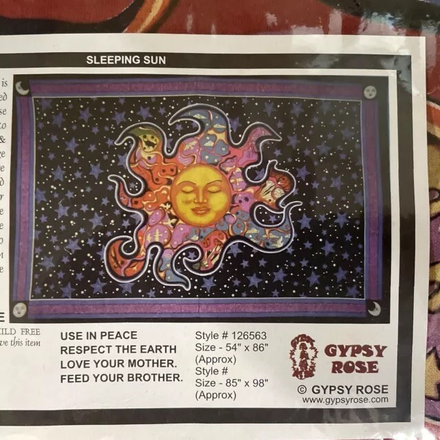 Gypsy Sun And Moon Art Repurposed Rattan Baskets Sun & Moon Paintings