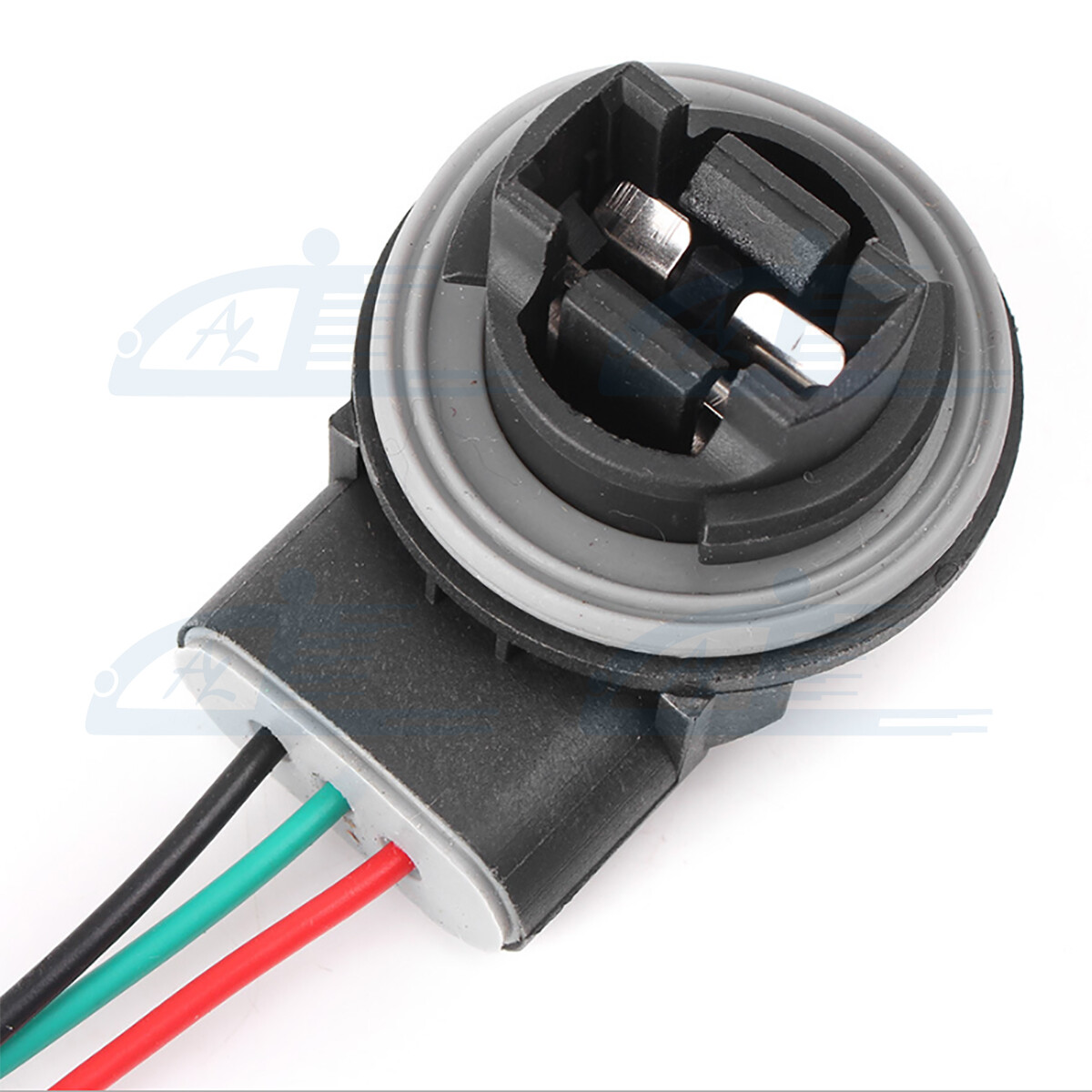 2x 3157 3357 4157 3057 3457 LED Bulb Brake Turn Signal Light Socket ...