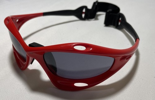 Oakley Racing Jacket Red Sunglasses - Black Iridium - VERY NICE | eBay