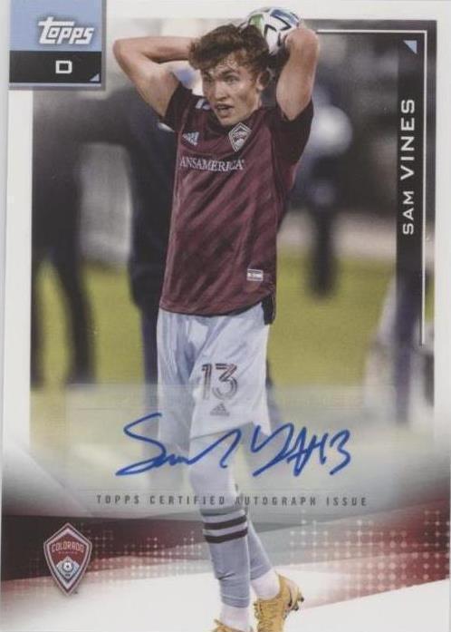 2021 Topps MLS - Image Variation Sam Vines #94 Autographs (AU) for sale ...
