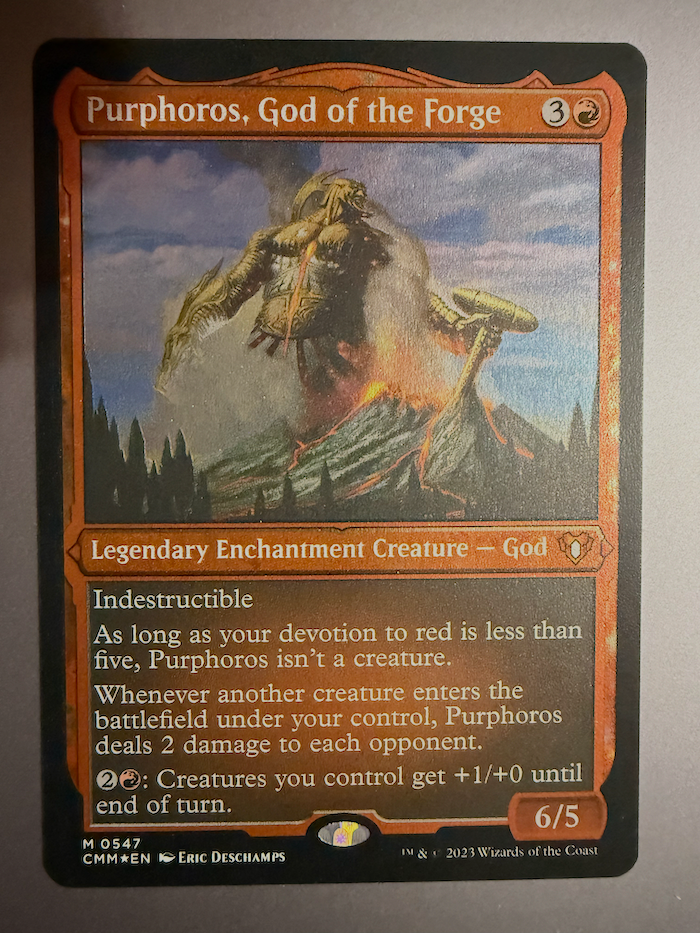 Purphoros God Of The Forge Deck