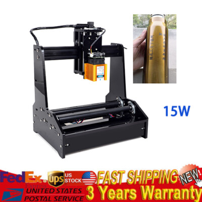 GRBL Cylindrical Laser Engraving Machine Desktop Cans Bottle Carving ...