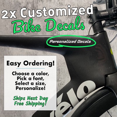 Decals, Stickers - Bike Frame Name Decal - Nelo's Cycles
