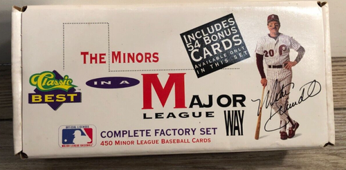 1991 CLASSIC BEST THE MINORS IN MAJOR LEAGUE WAY BRAND NEW BOX 450 ...