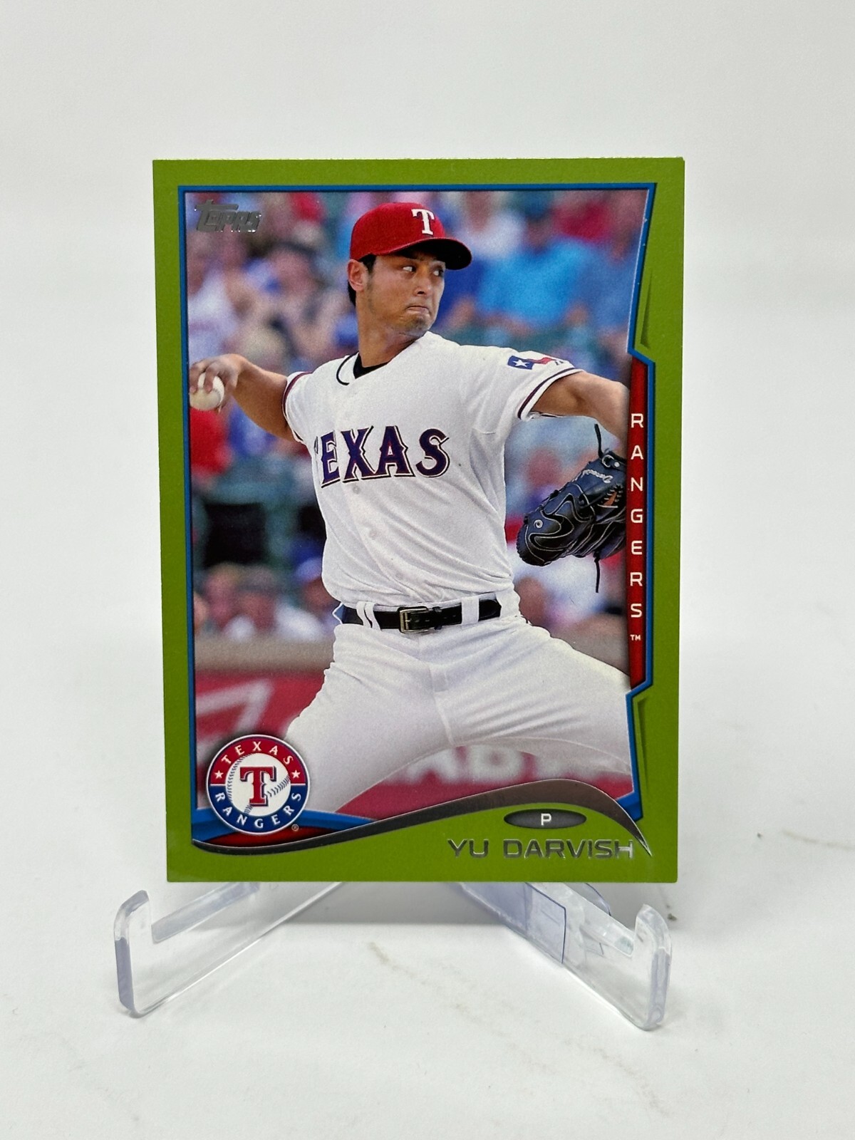 2014 Topps Baseball Yu Darvish Light Green Parallel Card #300 | eBay