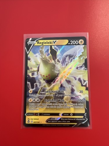 Pokémon TCG Regieleki V Silver Tempest 057/195 Holo Ultra Rare | eBay