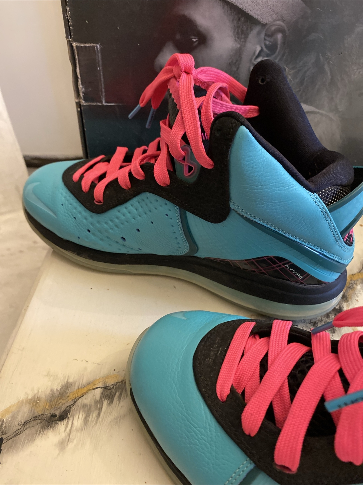 Nike Men’s LeBron 8 VIII Retro South Beach 2021 Size … - Gem