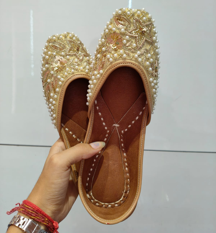 Women Mojari Punjabi Jutti wedding fashion bellies khussa UK size 4-8 ...