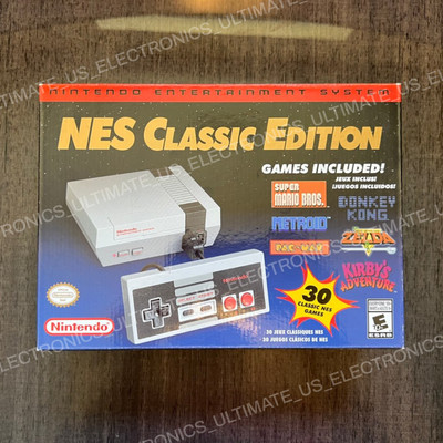 Authentic Nintendo Classic Edition NES Mini Game Console USA Brand New ...