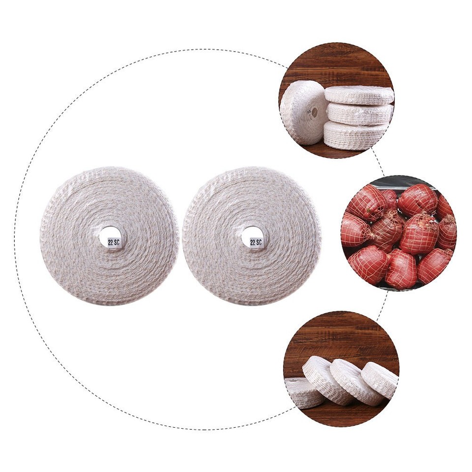 2 Rolls Netting for Meat Cooking Kitchen Roasting Beef Web Butchers ...