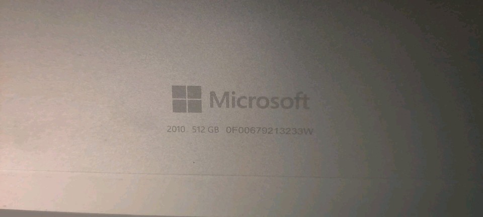 Surface Pro X 2010 SQ2|16GB|512GB Tablet Battery Cycle # 31 | eBay