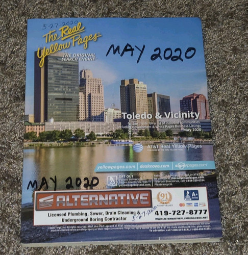 2020 TOLEDO OHIO 419 567 DIRECTORY-Address TELEPHONE PHONE BOOK ...