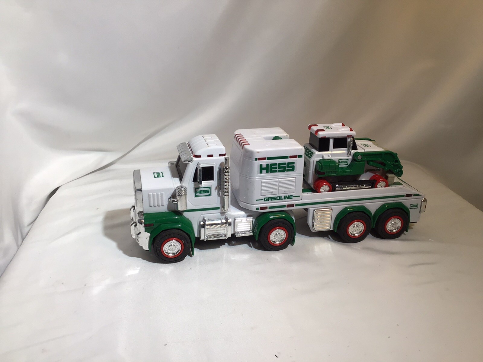 2013 Hess Toy Tractor Trailer Truck and Tracked Loader Pre Owned ...