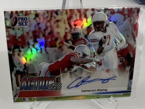 Cam Rising 2022 Pro Set Metal RED WHITE BLUE Action Ink Autograph 8/10 ...