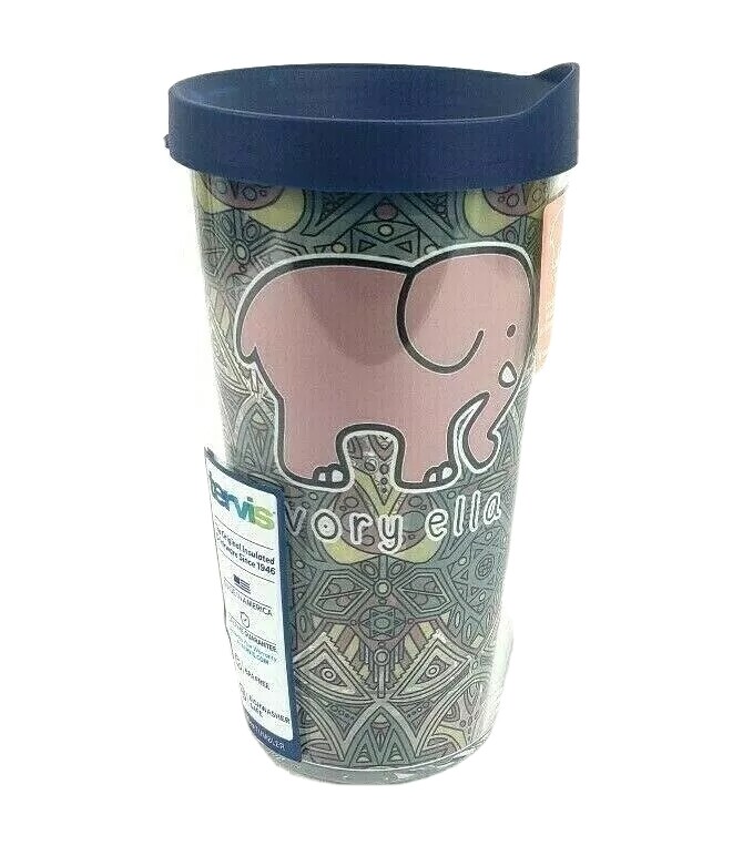Tervis Ivory Ella Paisley Elephant 16oz.Tumbler | eBay