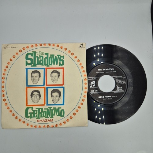 45 giri Rock The Shadows - Geronimo SCMQ 1749 Pop Instrumental | eBay