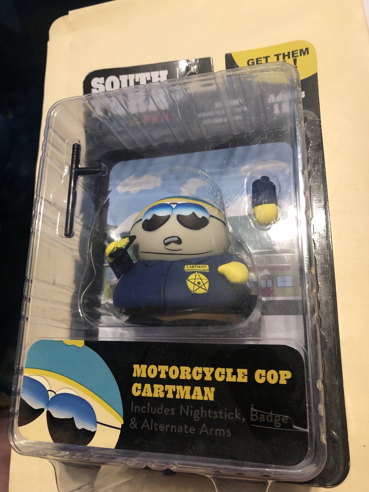 South Park Figure Motorcycle Cop Cartman New Mezco Year Of The Fan | eBay