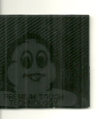 GOMME PLATE - MICHELIN : BIBENDUM / CAOUTCHOUC NOIR BLACK GUM OBJET ...