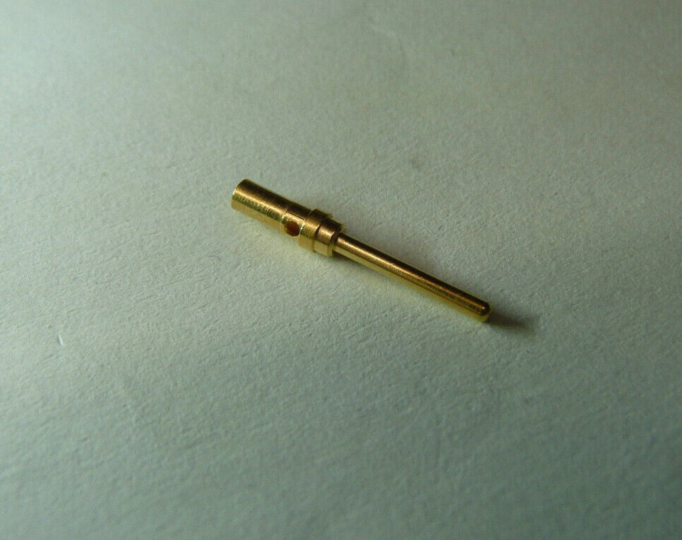 20pc Lot Amphenol Positronic MC6020D-14 Copper Crimp Gold-Plated Pins ...