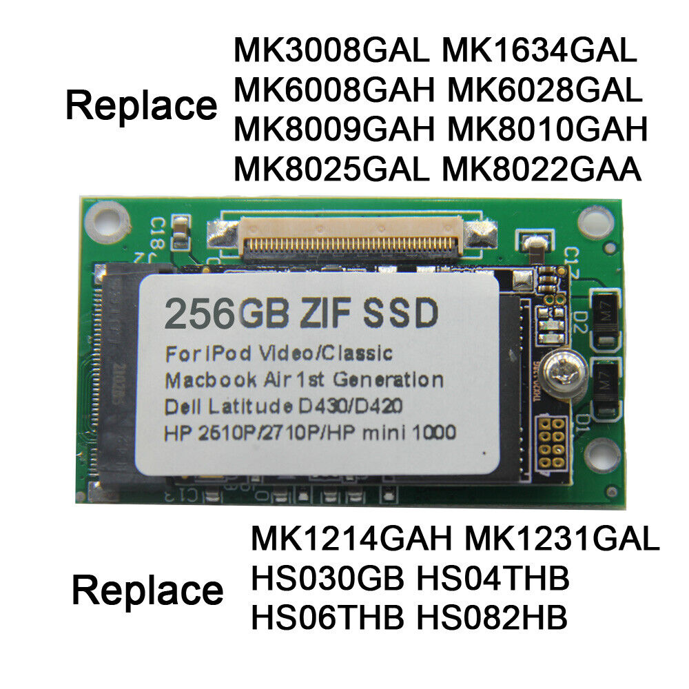 NEW 256GB ZIF CE SSD FOR DELL Latitude XT D420 D430 HP 2510p NEW 256GB ZIF CE SSD FOR DELL Latitude XT D420 D430 HP 2510p